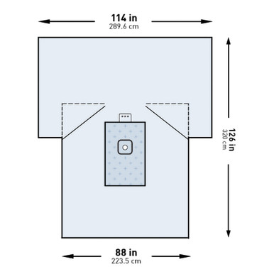 Orthopedic Drape McKesson Lower Extremity Drape 114 W X 88 W X 126 L ...