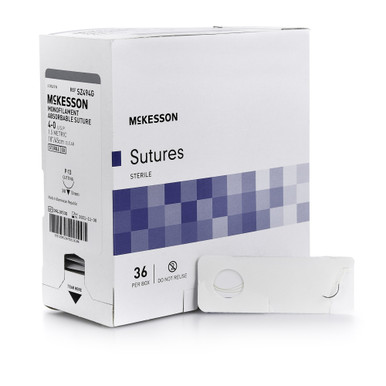 Absorbable Suture with Needle McKesson Monofilament P-13 3/8 Circle ...