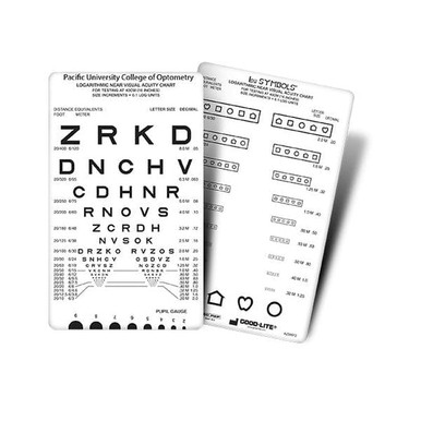 Pacific University College of Optometry Pocket Near Card with LEA ...