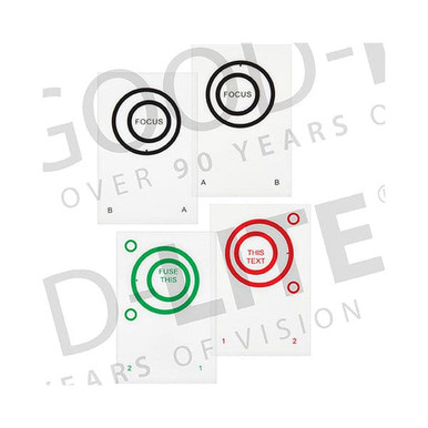 GL Red/Green Eccentric Circles, Opaque, Paper - Medex Supply