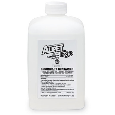 Best Sanitizers Alpet E3 Plus Secondary Container, 1L, Clear, 7 ...