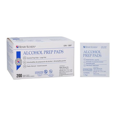 Henry Schein Pad Prep Alcohol Large, HS1027 - Medex Supply