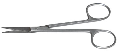 Rumex Straight Iris Scissors, Sharp Tips, 28.00 mm Blades, Ring Handle ...