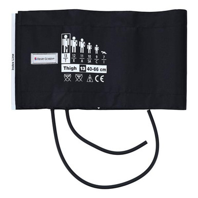 Henry Schein Adcuff BP Cuff & Bladder 13 Blk LF f/ Plm Styl Instrmnt ...