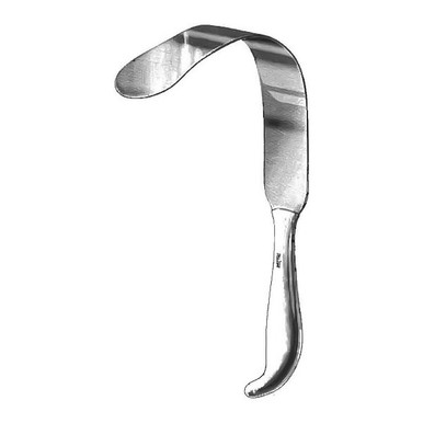 MILTEX FOSS Gall Bladder Retractor, 10" (25.4 cm), blade 1-3/4" (4.4 cm ...