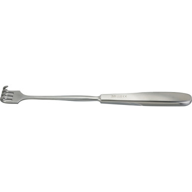 MILTEX VOLKMAN Retractor, 8-1/2" (218mm), 4 Prongs, Sharp, Hollow ...