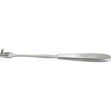 MILTEX VOLKMAN Retractor, 8-1/2" (218mm), 3 Prongs, Blunt, Hollow ...