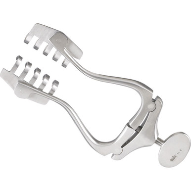 MATHIEU Retractor, 6-1/4" (160mm), Blunt, Double Ended, 3 Blunt Prongs ...