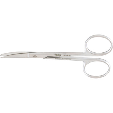 Miltex Knapp Iris Scissors, 4" (10.2 Cm), Curved, Sharp/Blunt Points ...