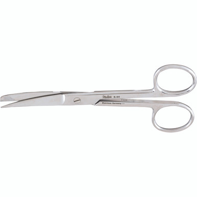 Miltex Standard Pattern Operating Scissors, Curved, Sharp-Blunt Points, 5-44 - Medex Supply