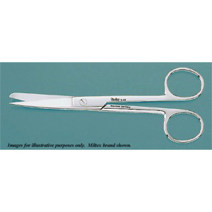Miltex Standard Pattern Operating Scissors, Curved, 6-1/2" (165Cm), Sharp-Blunt Points, 5-48 ...