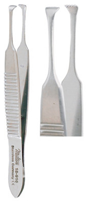 Miltex Harmon Fixation Forceps, 3" (7.6 Cm), Delicate, 4 X 5 Teeth, 2.5 ...