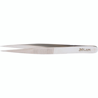 Miltex Thorpe Corneal & Splinter Forceps, 4" (10.2 Cm), Very Sharp Points, Fine Serrated Tips ...