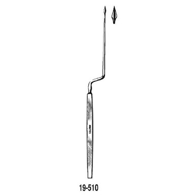 Miltex Politzer Ear Knife, 7" (17.8 Cm), Spear Blade, Bayonet, 19-510 ...