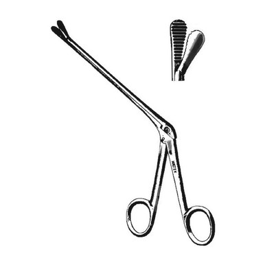 Miltex Lewis Septum Compression Forceps, 8" (20.3 Cm), Flat Serrated ...