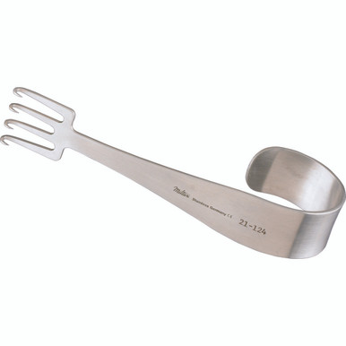 Miltex Freeman Face Lift Retractor, Large Finger Ring, 4 Sharp In-Line ...
