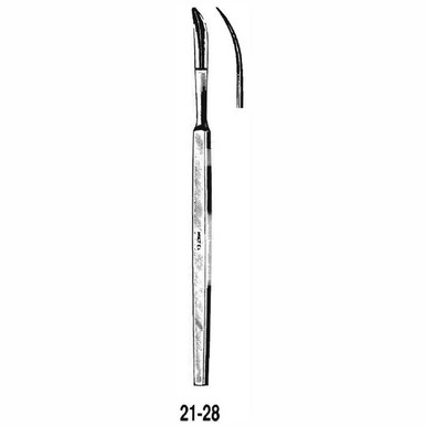 Miltex Fomon Knife, 5-1/2", Curved, Blunt Point, Double Edge, 21-28 ...
