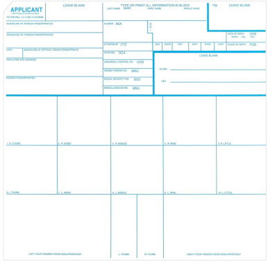 ATF Fingerprint Service .EFT File Creation
