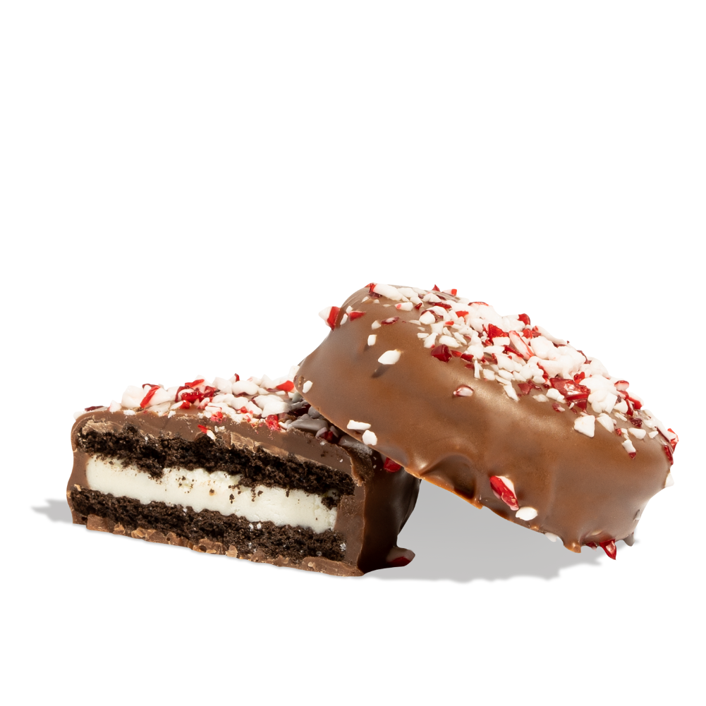 Candy Cane Crush Milk Chocolate Double Stuffed Cookie | Seasonal ...