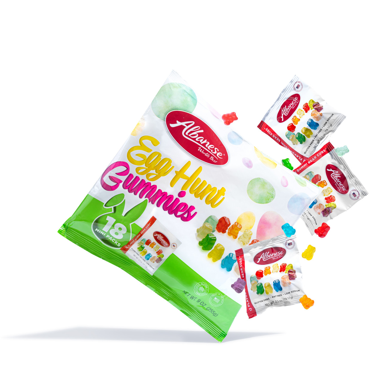 Albanese Easter Egg Hunt 12 Flavor Gummi Bear Cubs™ Multipack | Easter ...