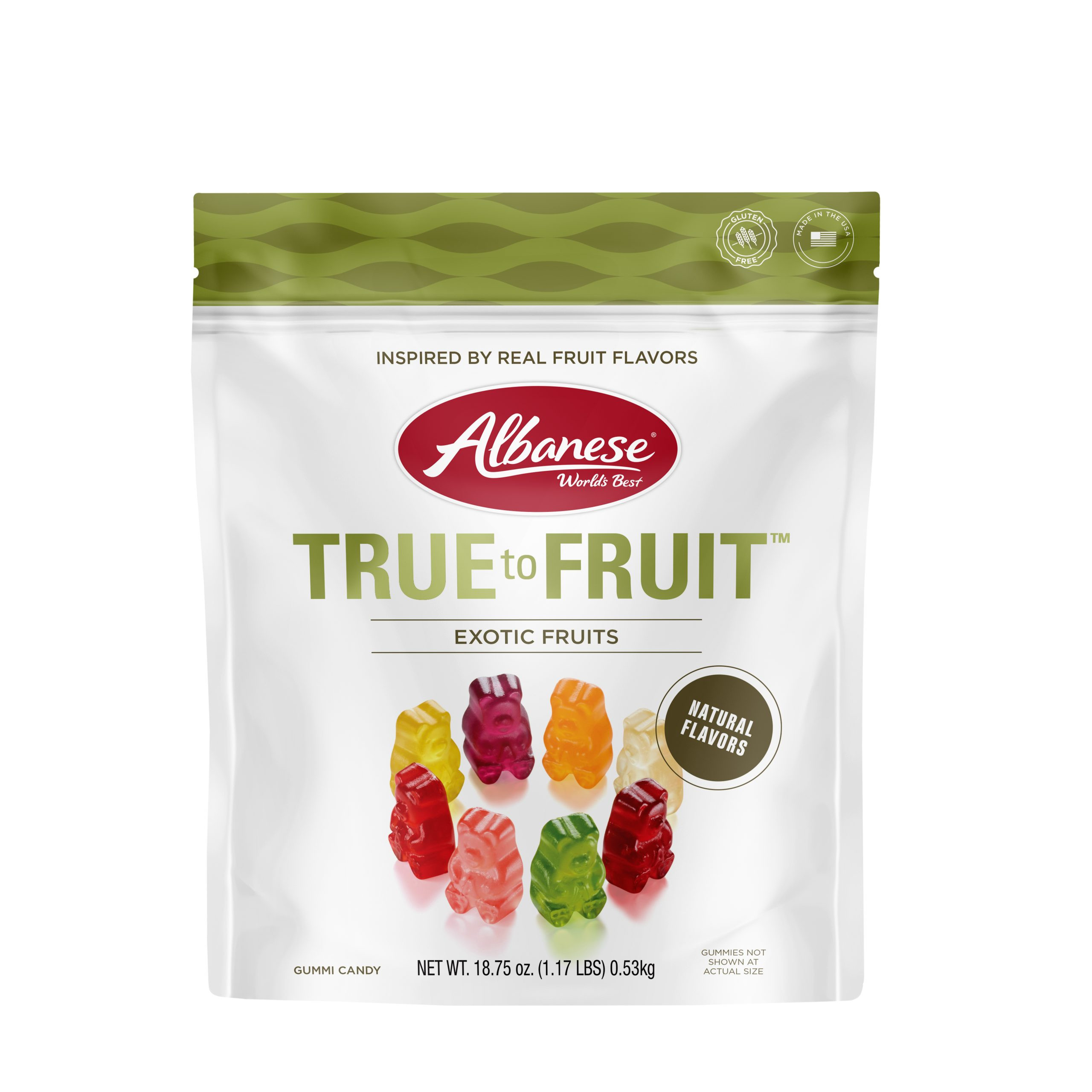 True to Fruit™ American Favorite Fruits | Albanese World's Best Gummies ...