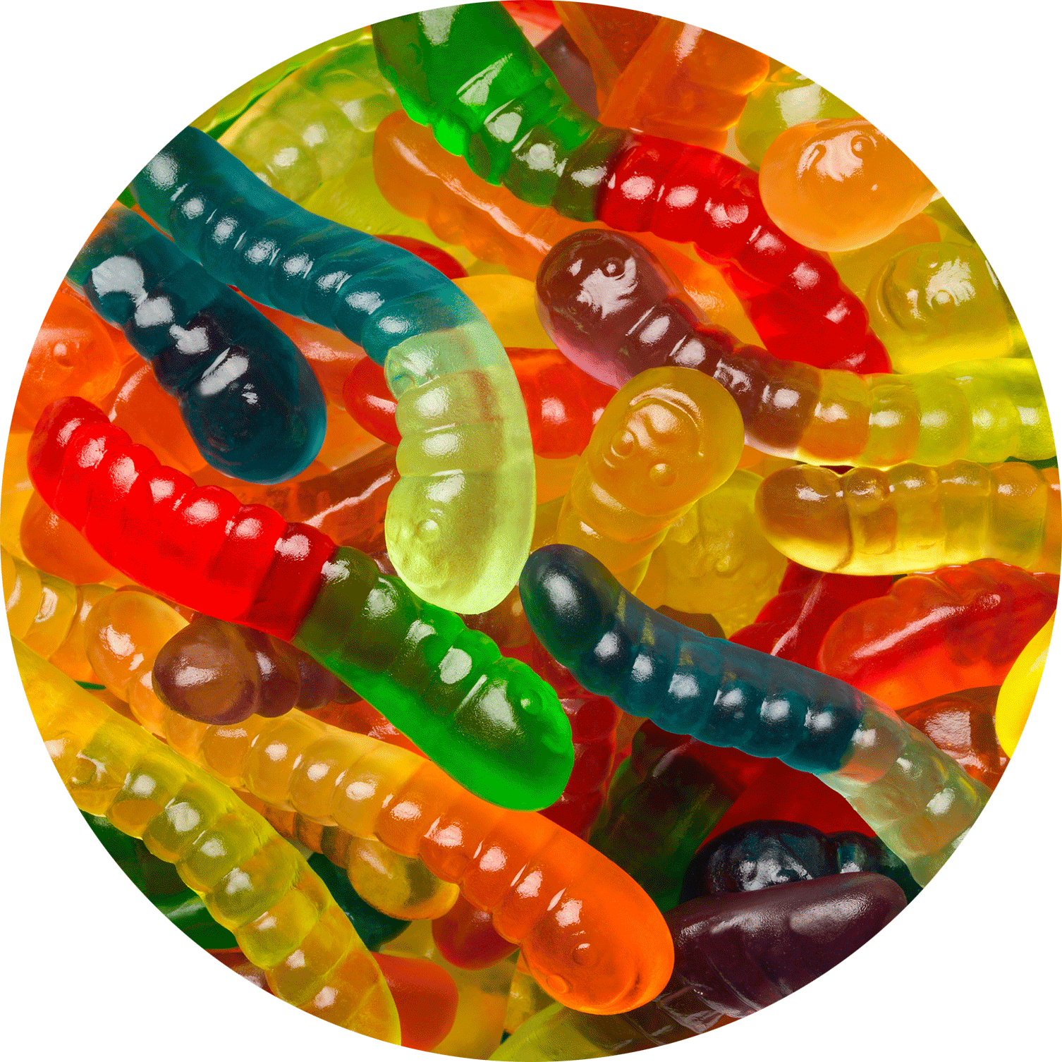 12 Flavor Mini Gummi Worms® | Albanese World's Best Gummies | Albanese ...