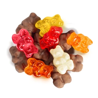 Milk Chocolate Gummi Bears – 4.5 oz Resealable Bag | Albanese World's ...