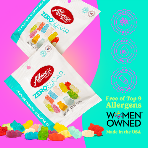Zero Sugar 12 Flavor Gummi Bears® | Albanese World's Best Gummies ...