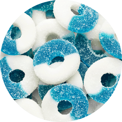 Gummi Blue Raspberry Rings | Albanese World's Best Gummies | Albanese Candy