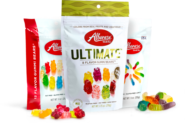 Albanese Candy | Gummi Bears | Chocolate | Nuts