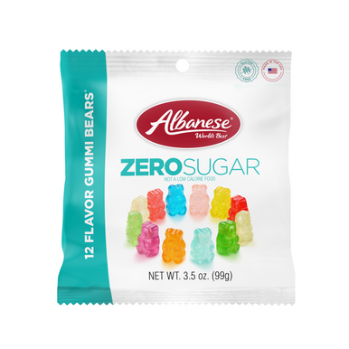 Zero Sugar 12 Flavor Gummi Bears® | Albanese World's Best Gummies ...