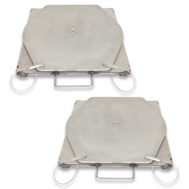 Medium Duty Stainless Steel Alignment Turnplate Set | McBay Performance