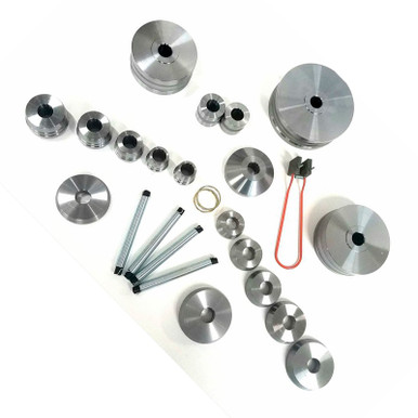 21 Piece Gold Brake Lathe Adapter Set for Ammco, Accu-Turn & Bosch ...