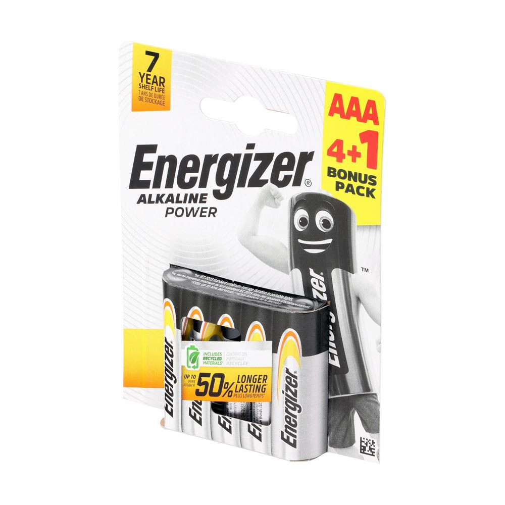 Energizer Alk Power AAA [AAA] - [Pack] 5 Pieces - YARDFixt