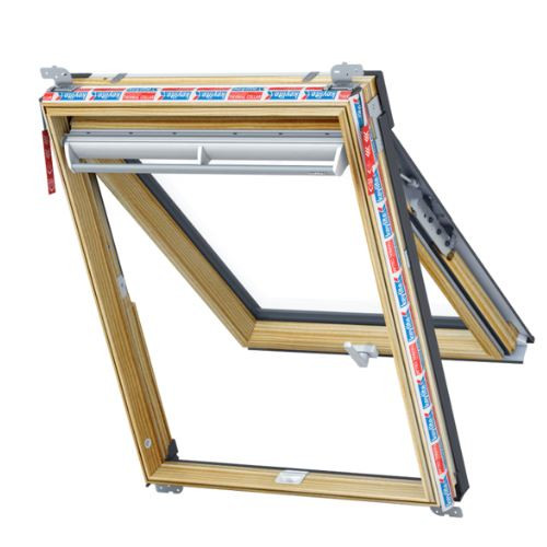 Keylite Pine Top Hung Roof Window