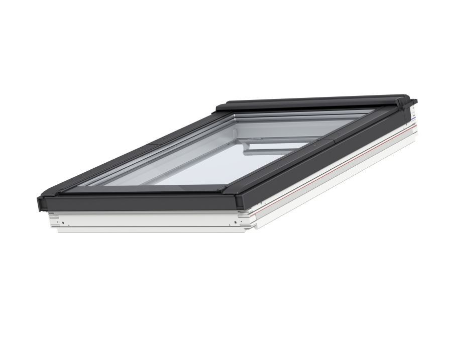 VELUX Centre Pivot Low-Pitch Roof Window GBL White Painted Pine - Yard ...