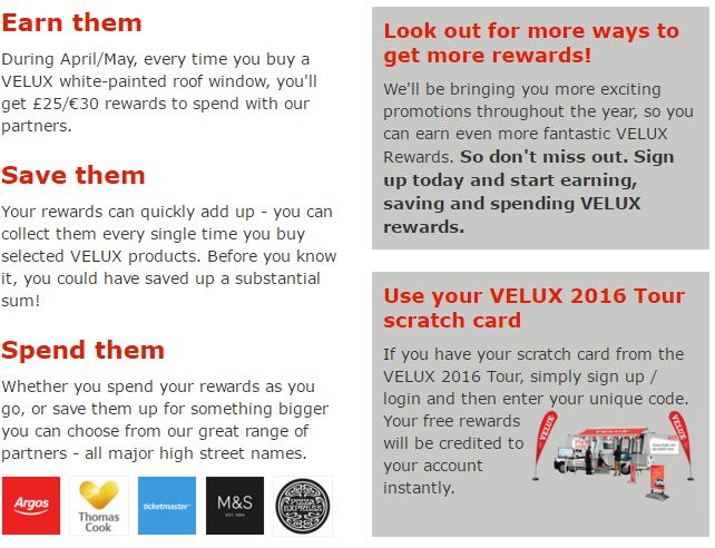 VELUX Rewards for Installers - YARD Direct