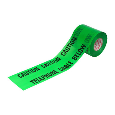Underground Tape - Tele Cable [365m x 150mm] - [Roll] 1 Each - YARDFixt