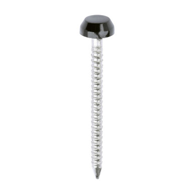 Polymer Headed Pin BLACK [30mm] - [Box] 250 Pieces - YARDFixt