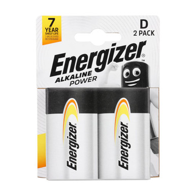 Energizer Alk Power D E95 [D E95] - [Pack] 2 Pieces - YARDFixt