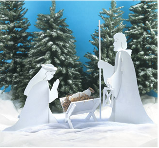 Blessed Nativity Scene Wood Craft Pattern
