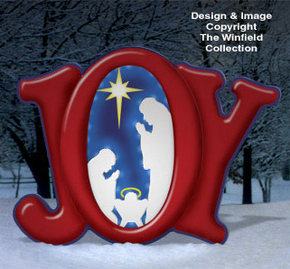 Glowing Joy Nativity Wood Craft Pattern