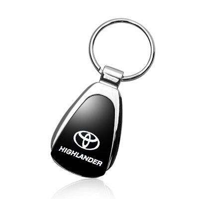 Toyota Highlander Cruiser Black Tear Drop Key Chain - Car Beyond Store