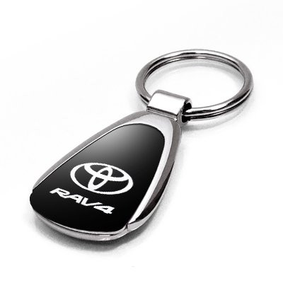Toyota RAV4 Black Tear Drop Key Chain - Car Beyond Store