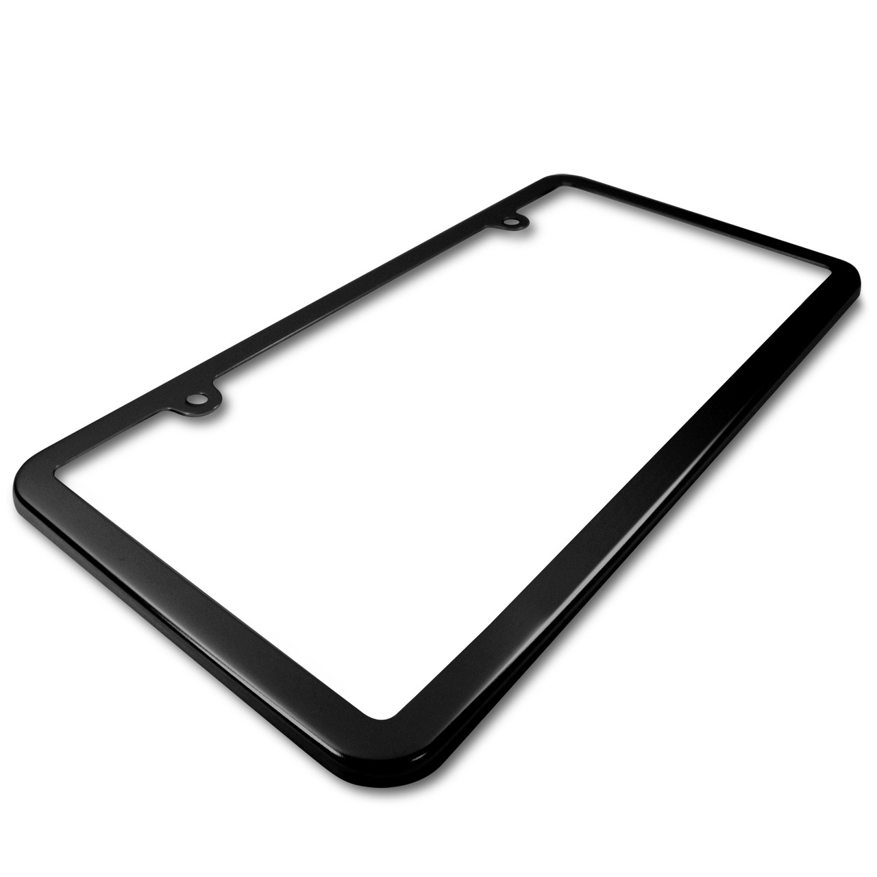 Black Metal License Plate Frame