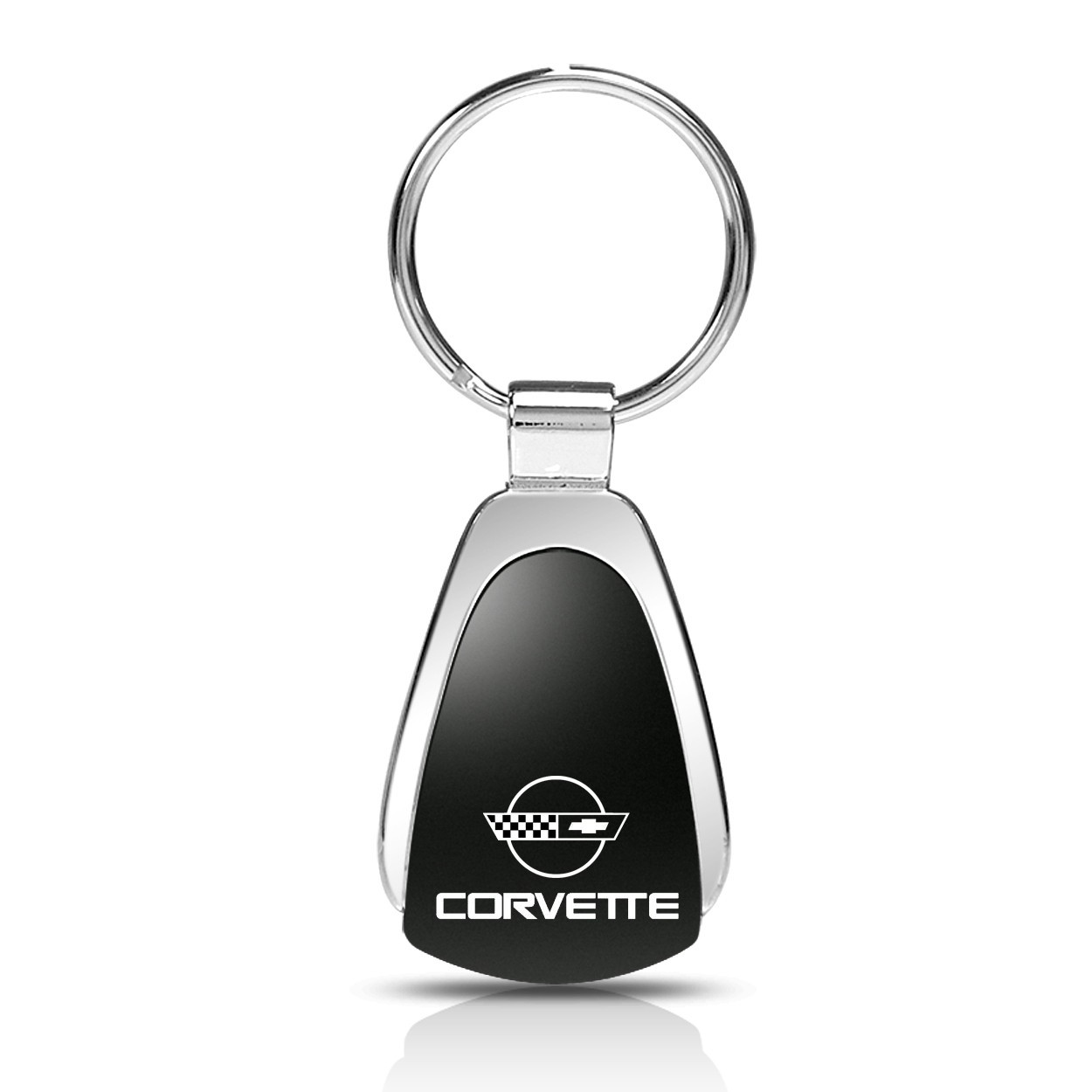 Chevrolet Corvette C4 Black Tear Drop Key Chain - Car Beyond Store