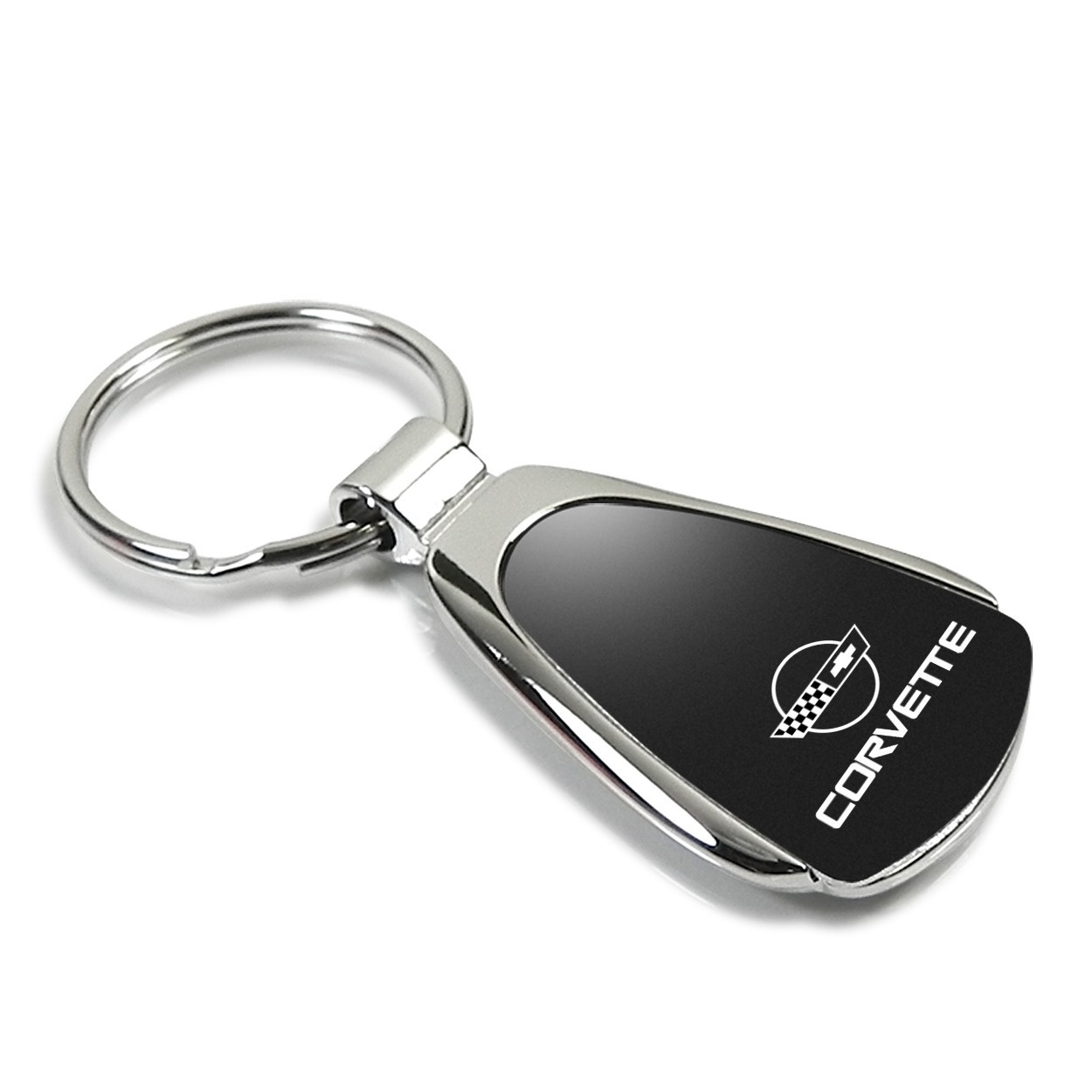 Chevrolet Corvette C4 Black Tear Drop Key Chain - Car Beyond Store