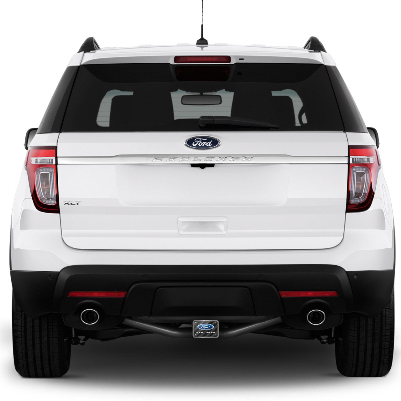 Ford Explorer Black Carbon Fiber Texture Plate Billet Aluminum 2 inch ...