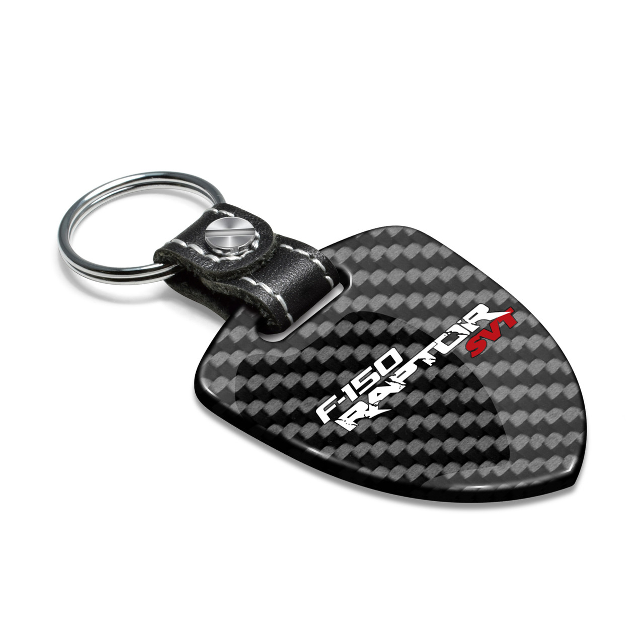 Ford F-150 Raptor SVT Real Black Carbon Fiber Large Shield-Style Key ...