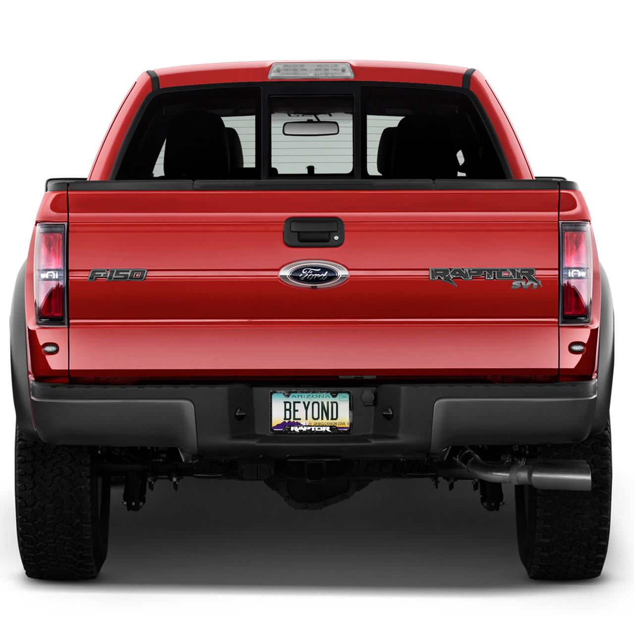 Ford F-150 Raptor Real Black Forged Carbon Fiber 50 States License ...